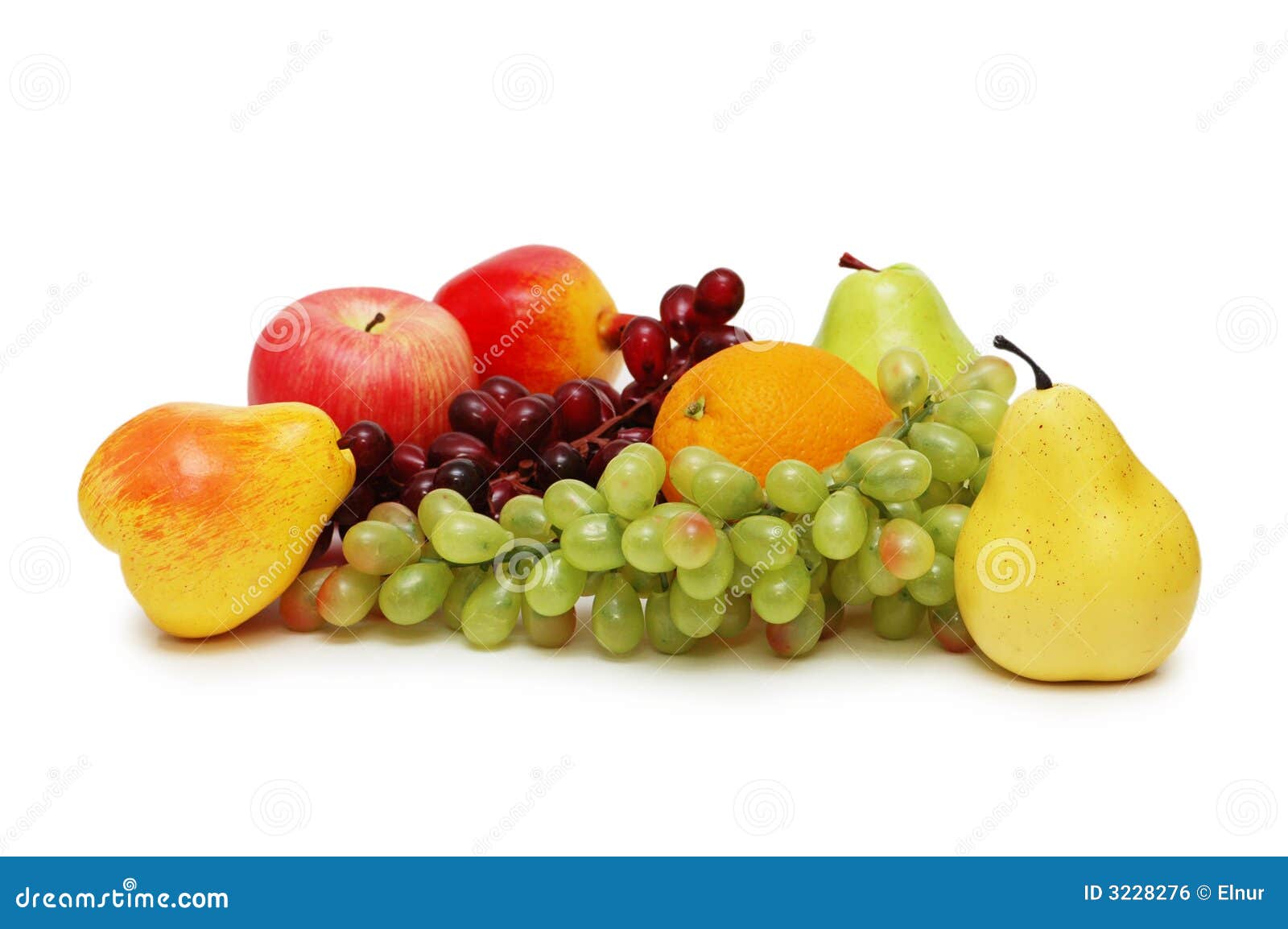 Les Divers Fruits Ont Isolé Photo stock - Image du isolement ...