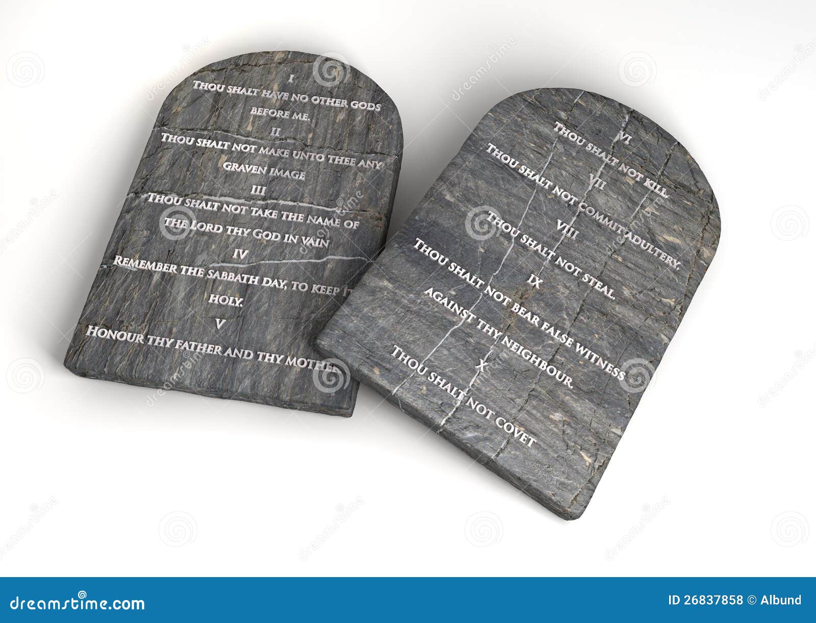 Les Dix commandements illustration stock. Illustration du instructions ...
