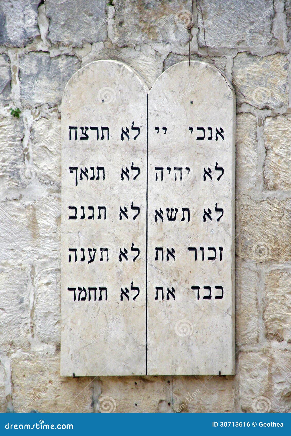 Les dix commandements photo stock. Image du moïse, sacré - 30713616