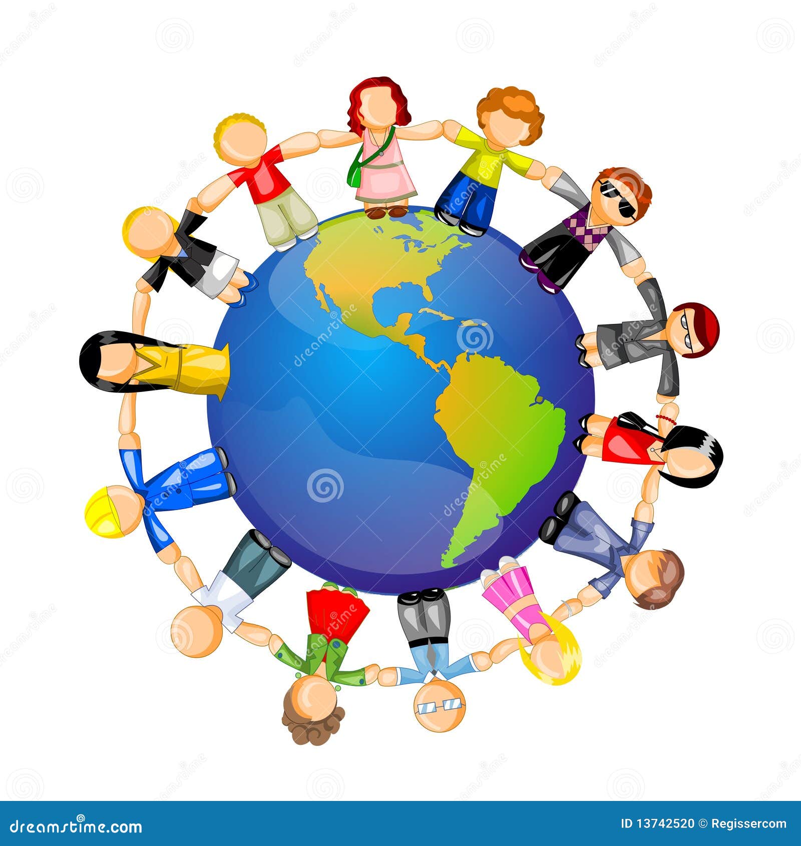 Les gens autour du globe illustration stock. Illustration du homme ... Les gens autour du globe illustration stock. Illustration du homme ...
