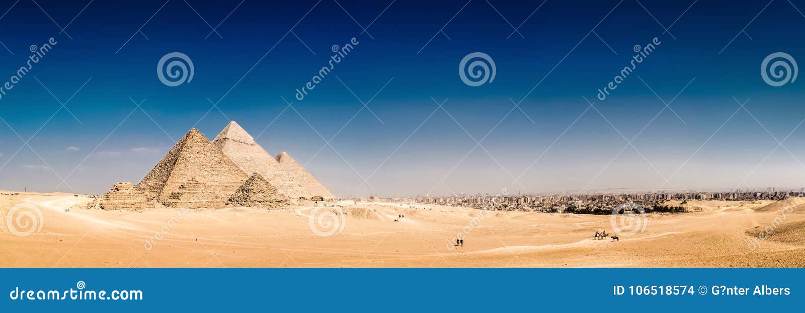 Les Grandes Pyramides De Gizeh, Egypte Photo stock - Image du grand ...
