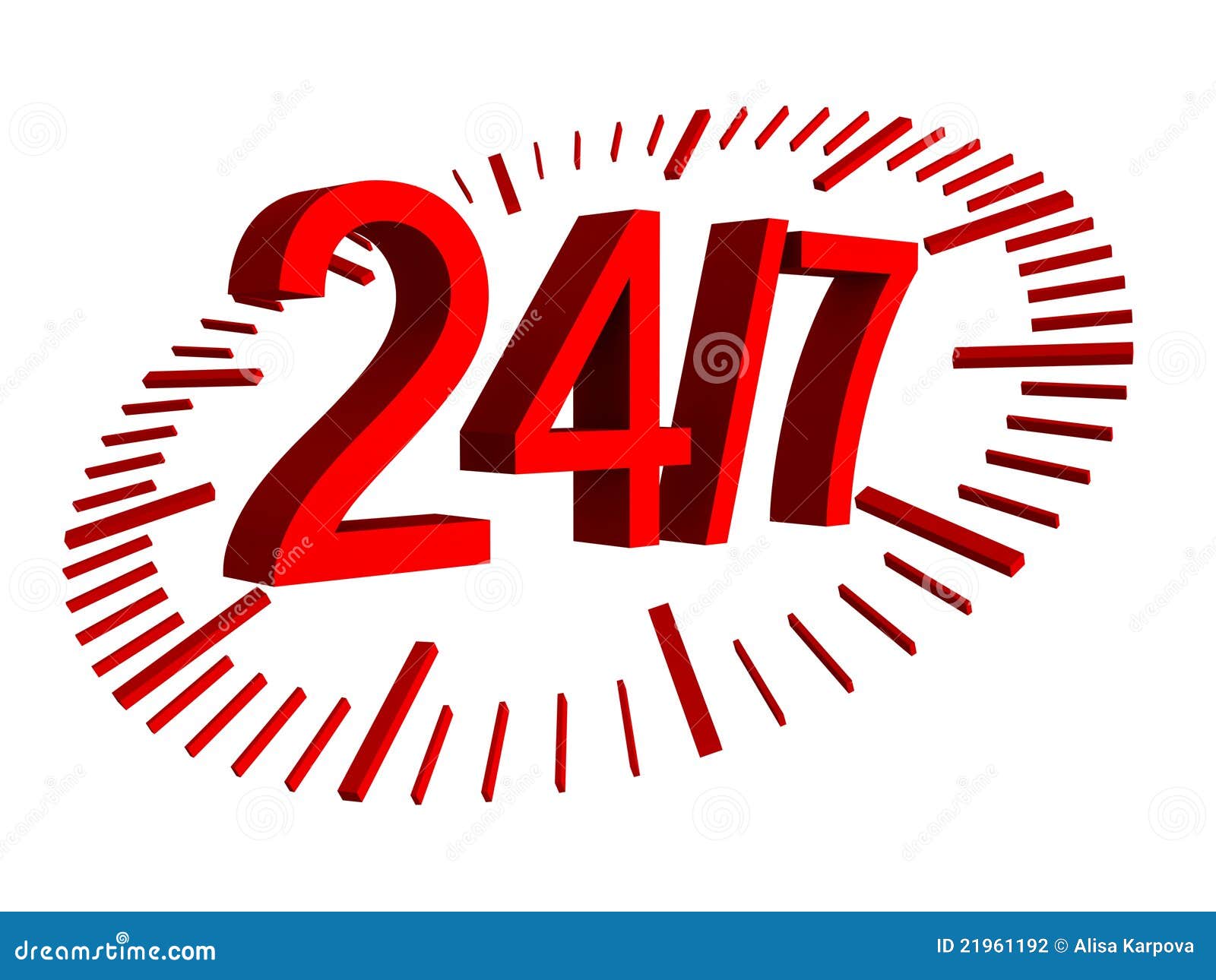 Les Heures D'ouverture Signent - 24 Heures De Jour De 7 Illustration ...