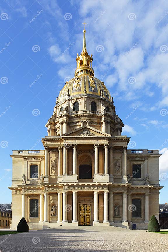 Les Invalides stock image. Image of dome, chapel, france - 21299617