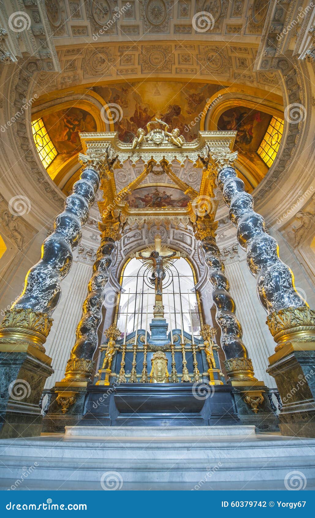 Les Invalides fotografia editorial. Imagem de arte, paris - 60379742