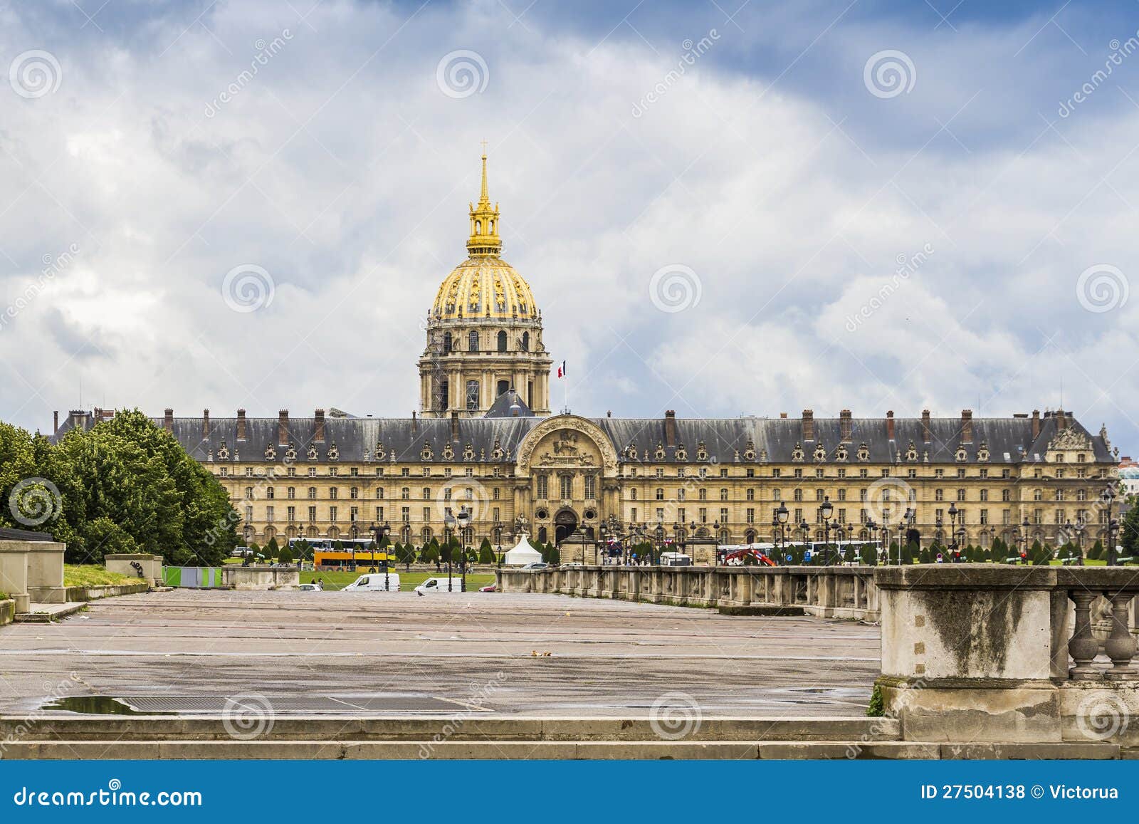 Les Invalides em Paris. foto de stock. Imagem de vistas - 27504138