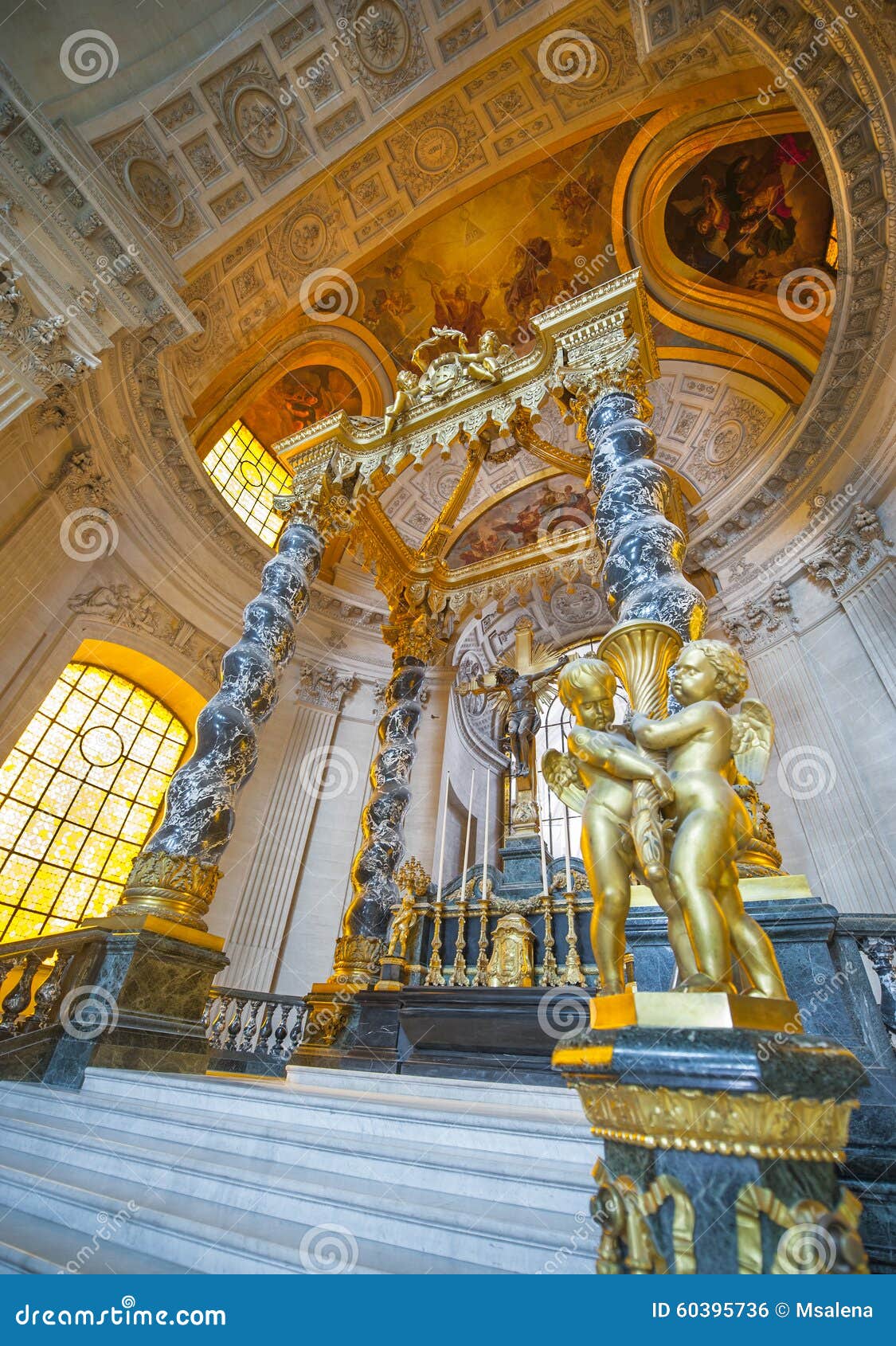 In Les Invalides editorial photo. Image of france, golden - 60395736
