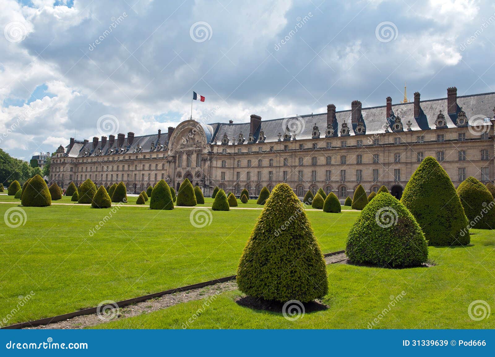 Les Invalides Museum paris stock image. Image of symbol - 31339639