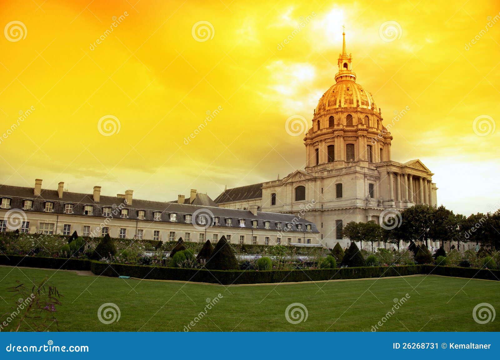 Les Invalides, Paris stock image. Image of french, landmark - 26268731