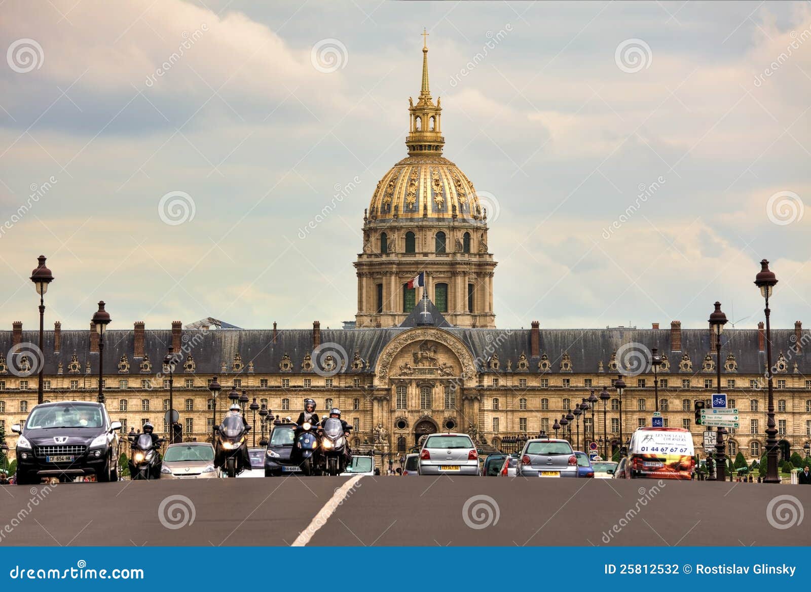 Les Invalides. Paris, France. Photographie éditorial - Image du célèbre ...