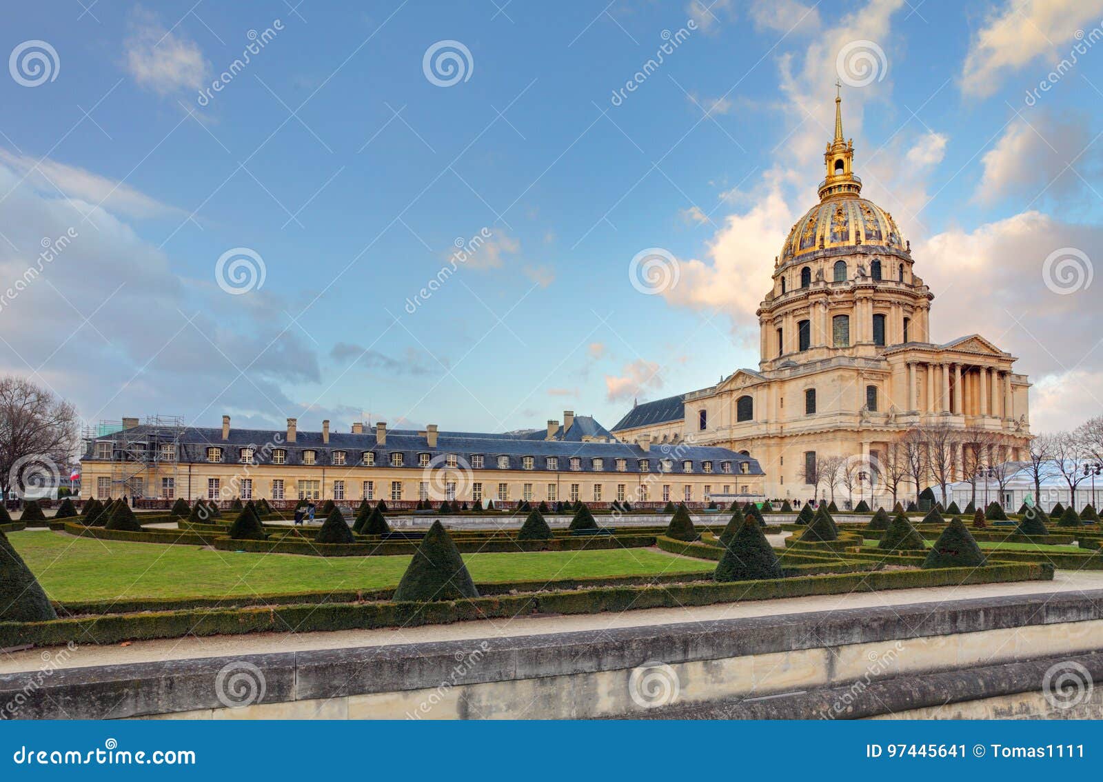 Les Invalides - Paris, France Stock Image - Image of landmark, europe ...