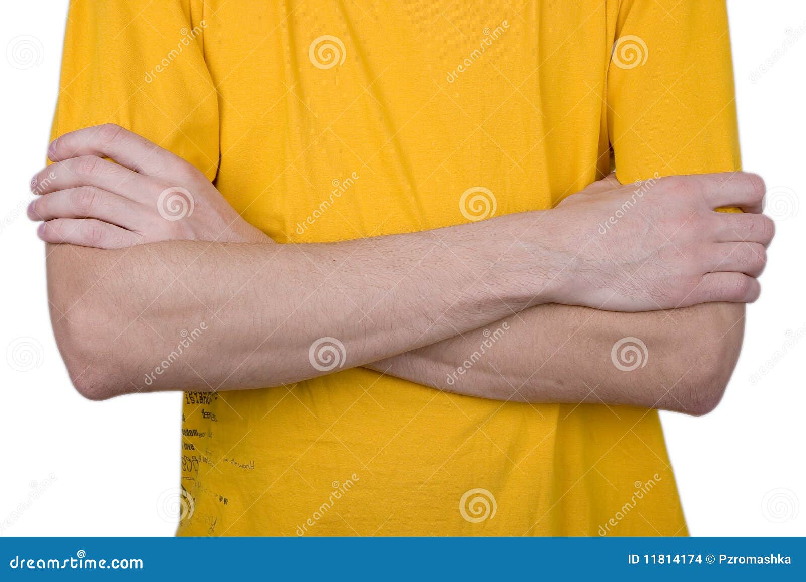 Les mains croisées photo stock. Image du pression, défensif - 11814174