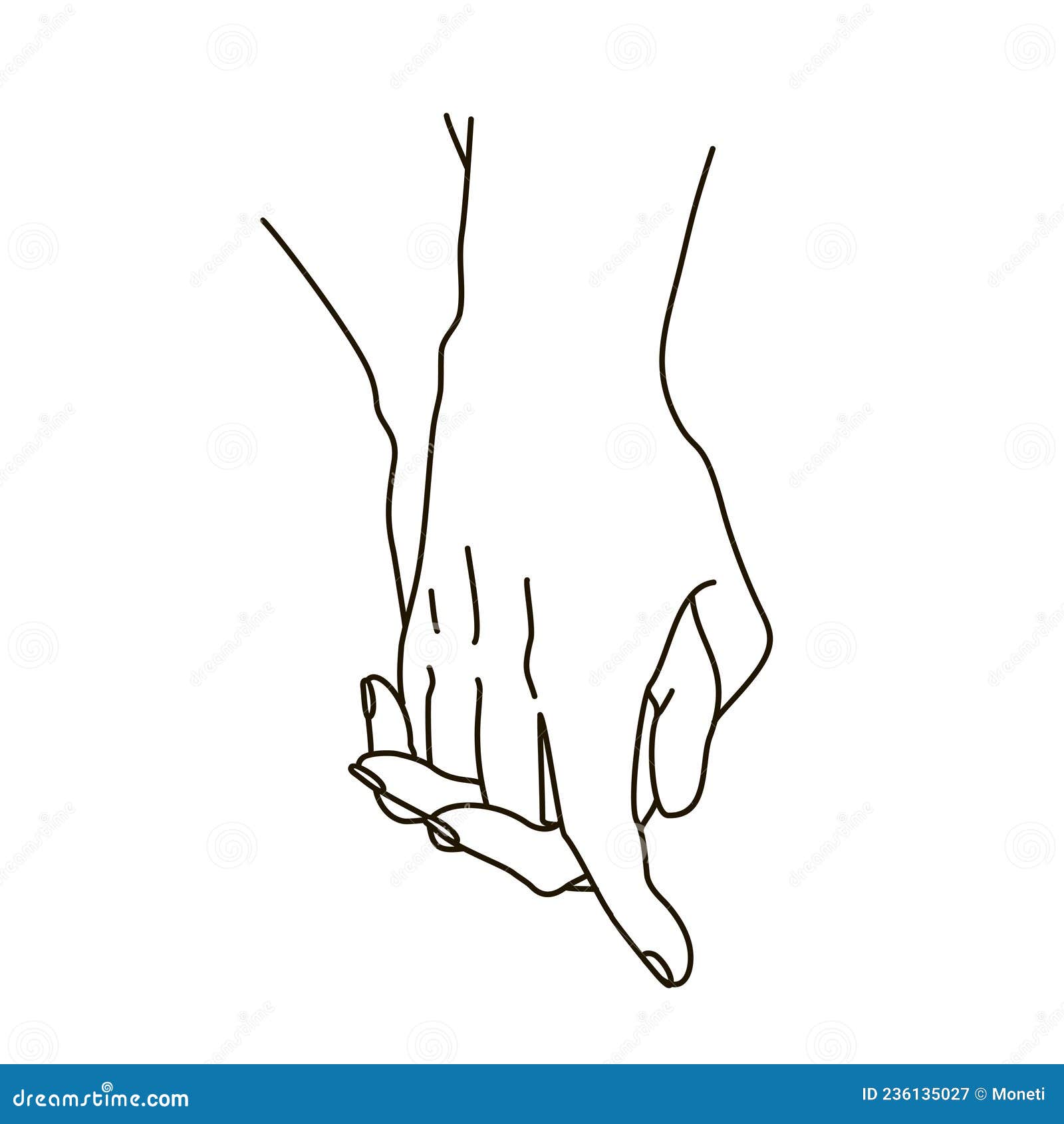 Les Mains D'un Couple Se Tiennent L'une L'autre Signifiant La ... Les Mains D'un Couple Se Tiennent L'une L'autre Signifiant La ...
