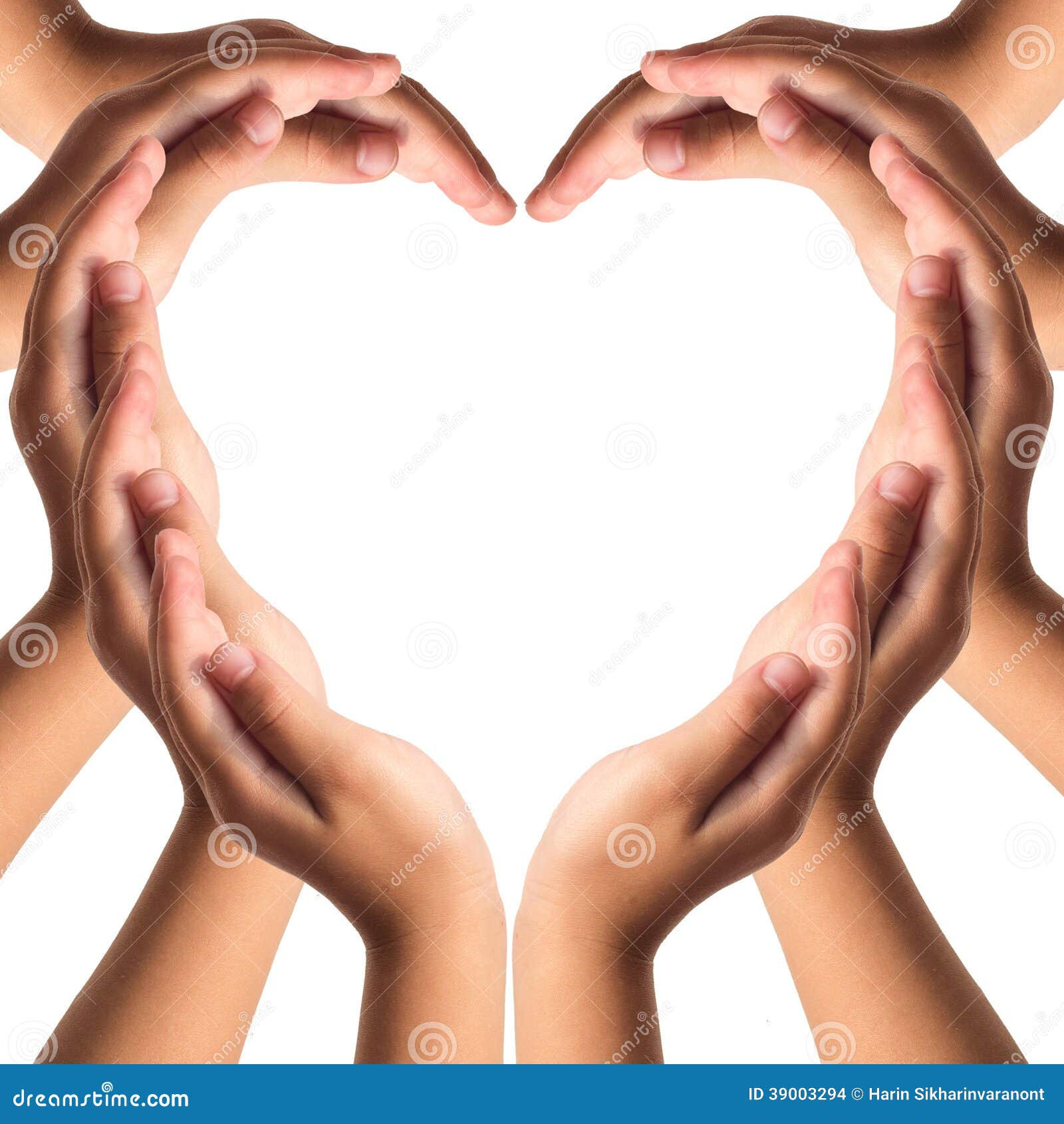 Les Mains Font La Forme De Coeur Photo stock - Image du femelle, doigt ...