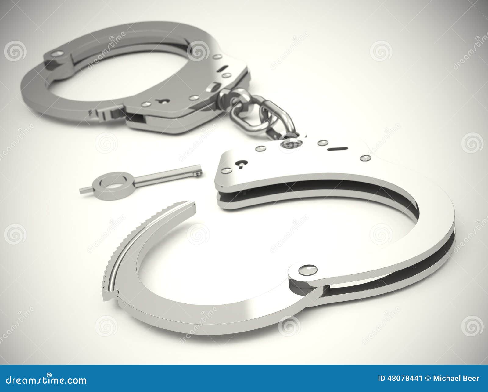 Les menottes illustration stock. Illustration of sécurité - 48078441