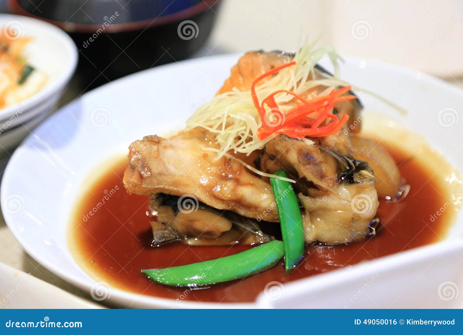 Les Poissons Bouillent Avec Le Soja Photo stock - Image of gourmet ...