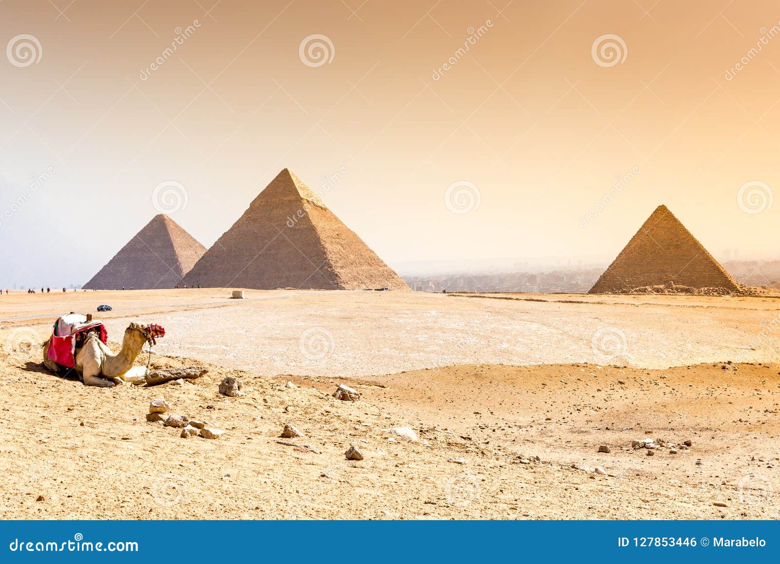Les Pyramides à Giza En Egypte Photo stock - Image du civilisation ...