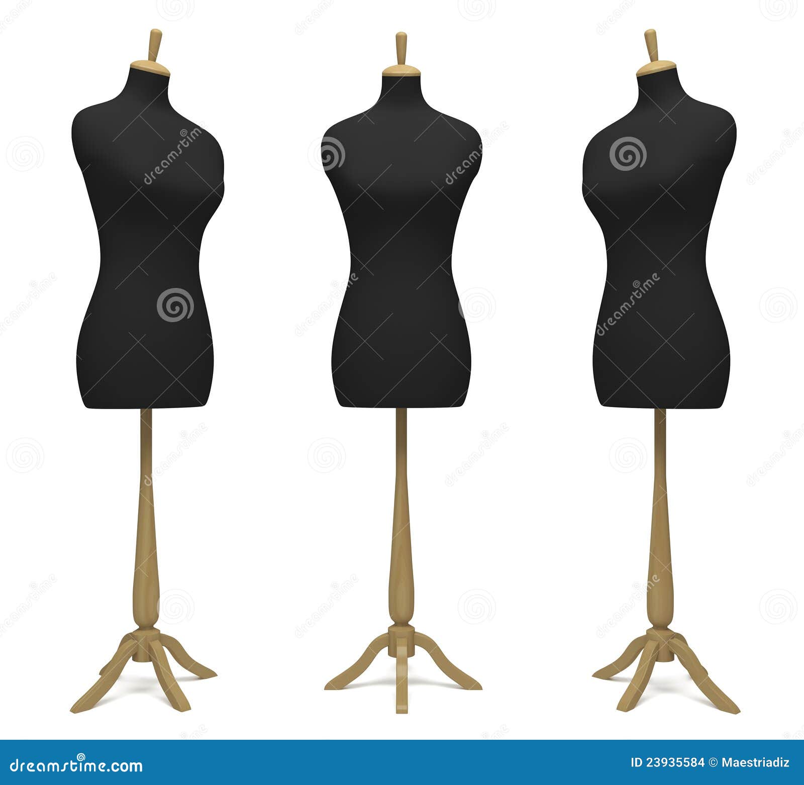 Les Simulacres Des Tailleurs En Position Différente Illustration Stock ...