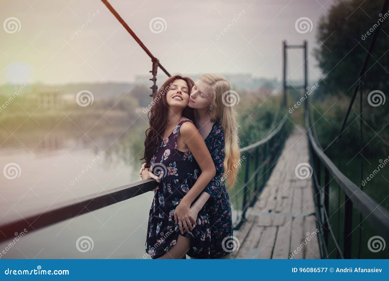 Lesbian Couple Together Outdoors Concept Stock Image Image Of