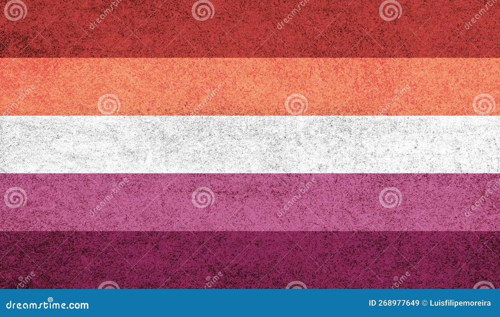 Lesbian Flag - Colorful Background with Gritty Texture Stock Image ...