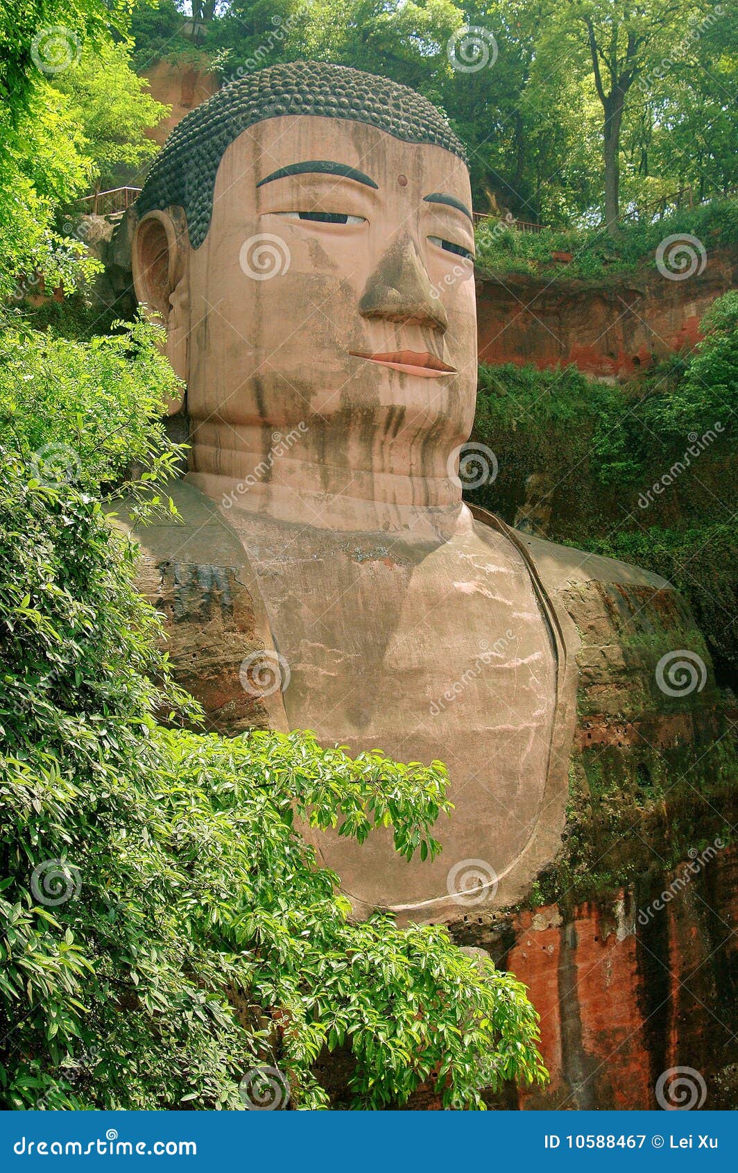 Leshan, China: Giant Buddha Statue Royalty-Free Stock Photo ...