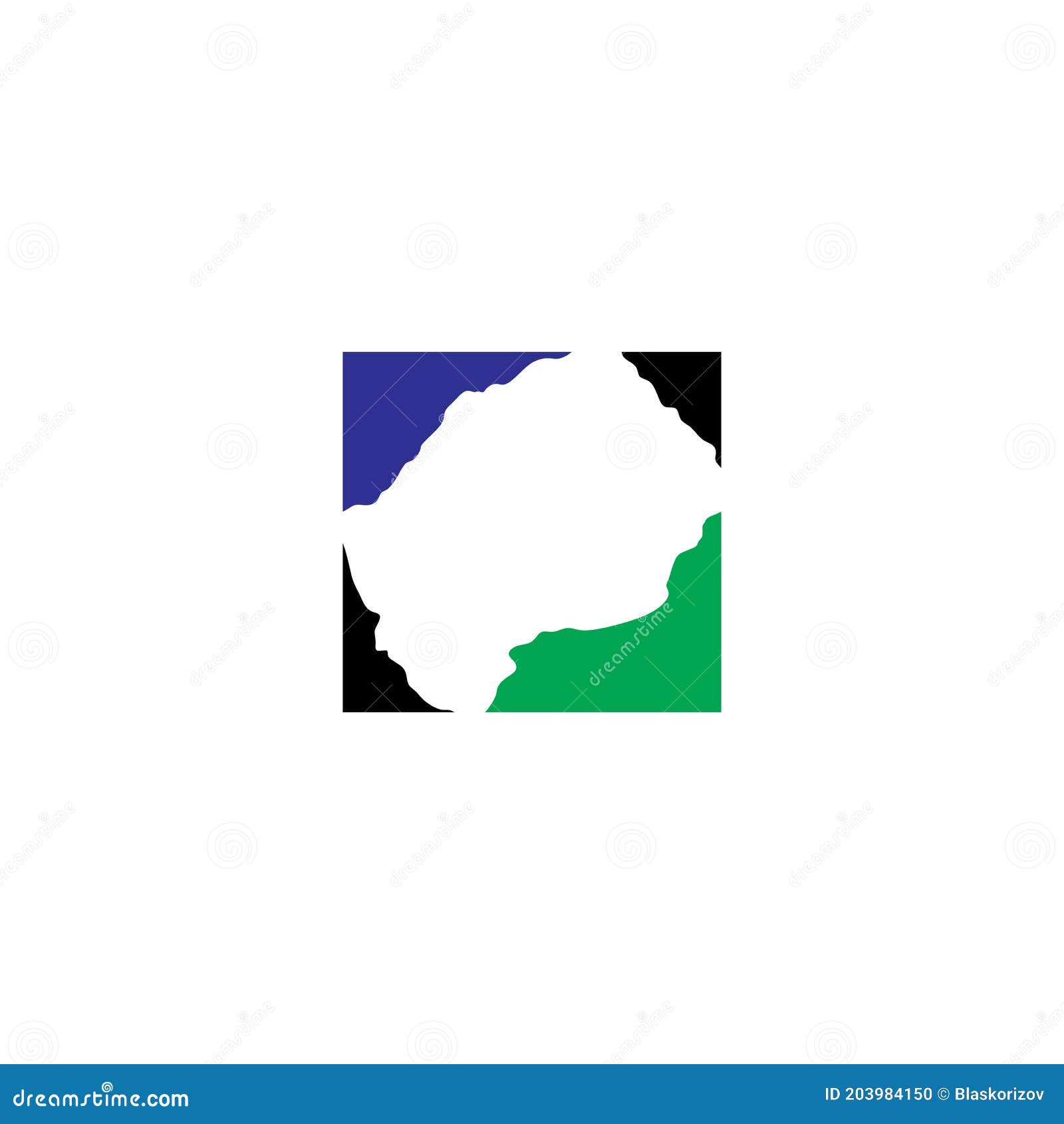 Lesotho Map Logo Icon Vector Symbol Element Stock Vector - Illustration ...