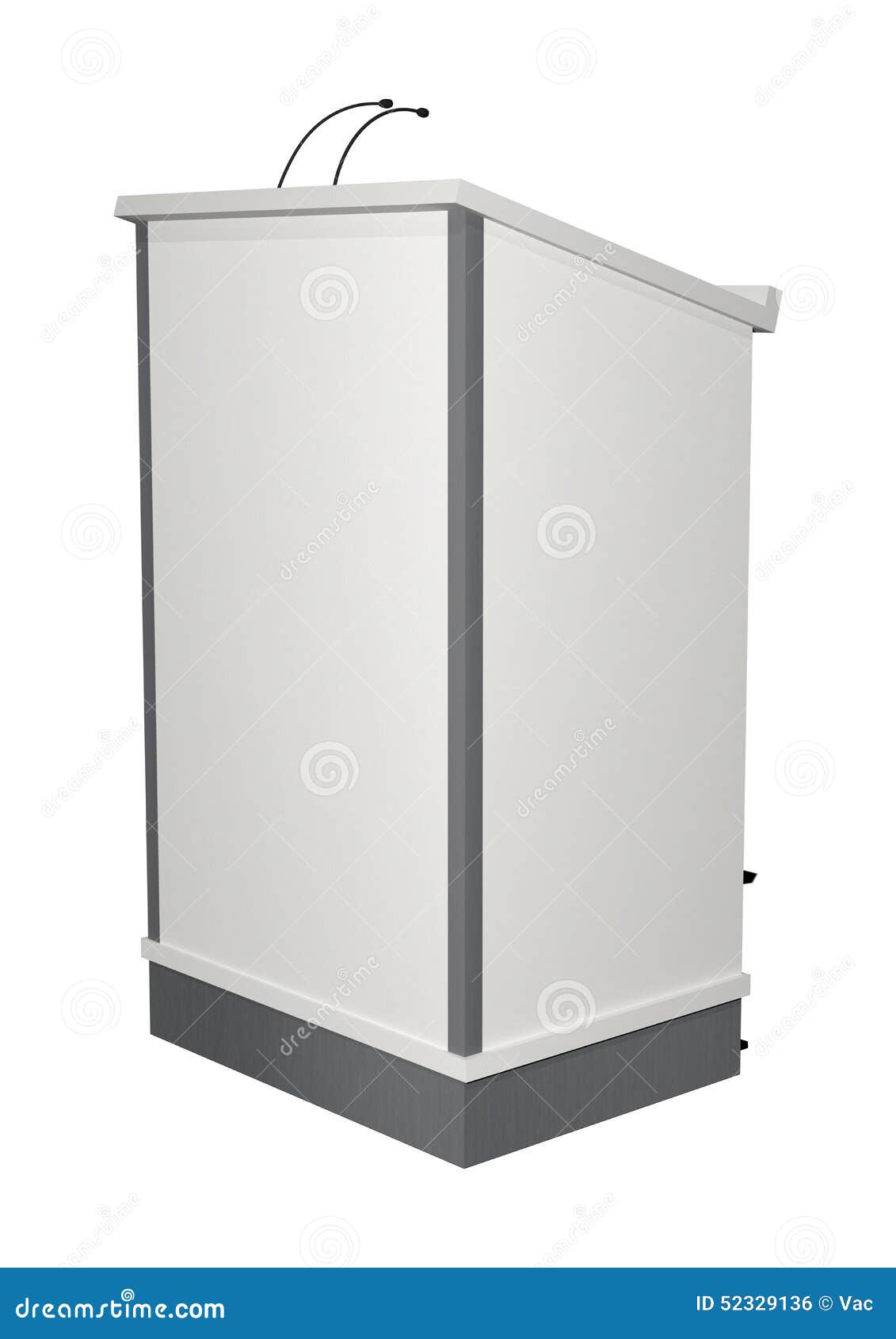 Lessenaar stock illustratie. Illustration of lezing, microfoon - 52329136