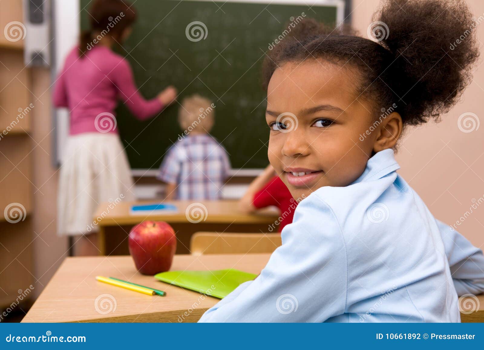 During lesson stock photo. Image of lesson, happy, copybook - 10661892