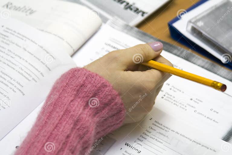 At the lesson stock image. Image of study, college, learning - 630501