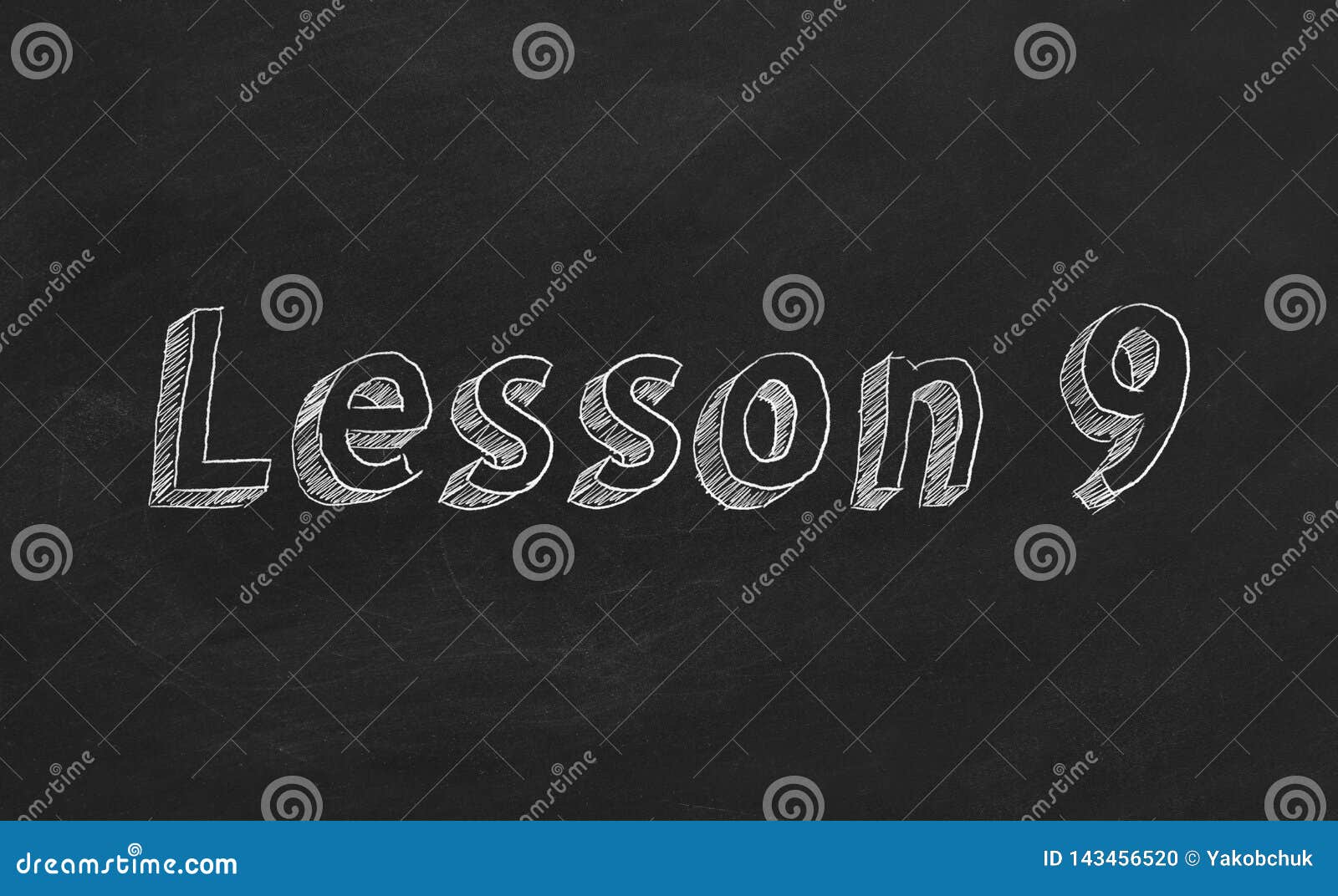 Lesson 9 stock illustration. Illustration of drawing - 143456520