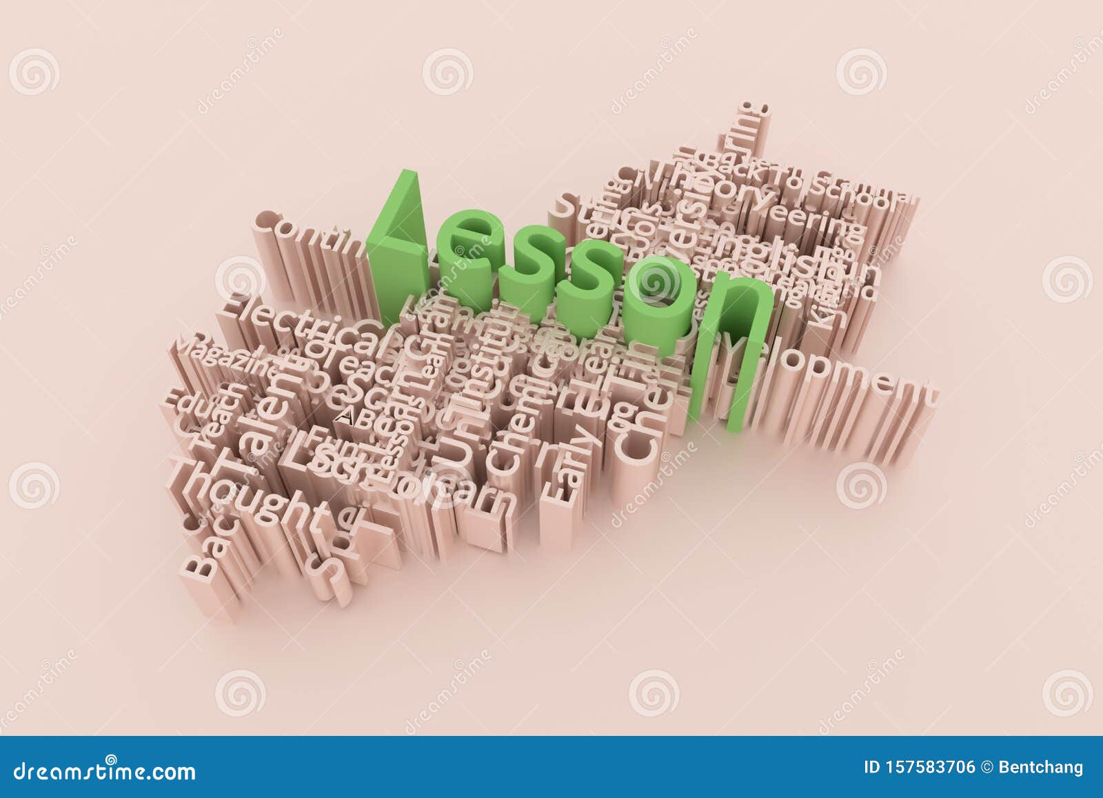 Lesson, Learning, Education Keyword Words Cloud. for Graphic Design ...