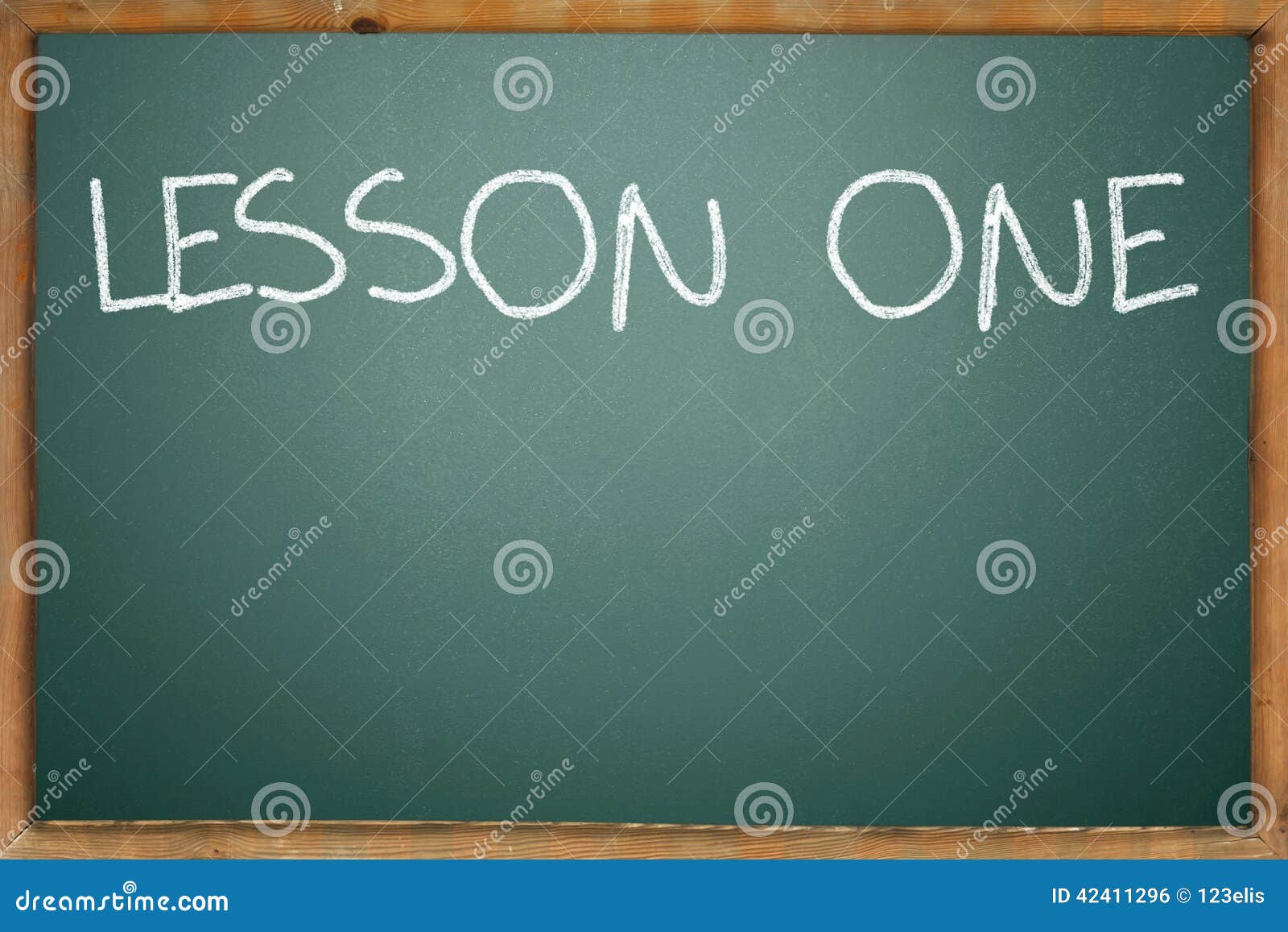 Lesson one stock photo. Image of concept, learning, text - 42411296