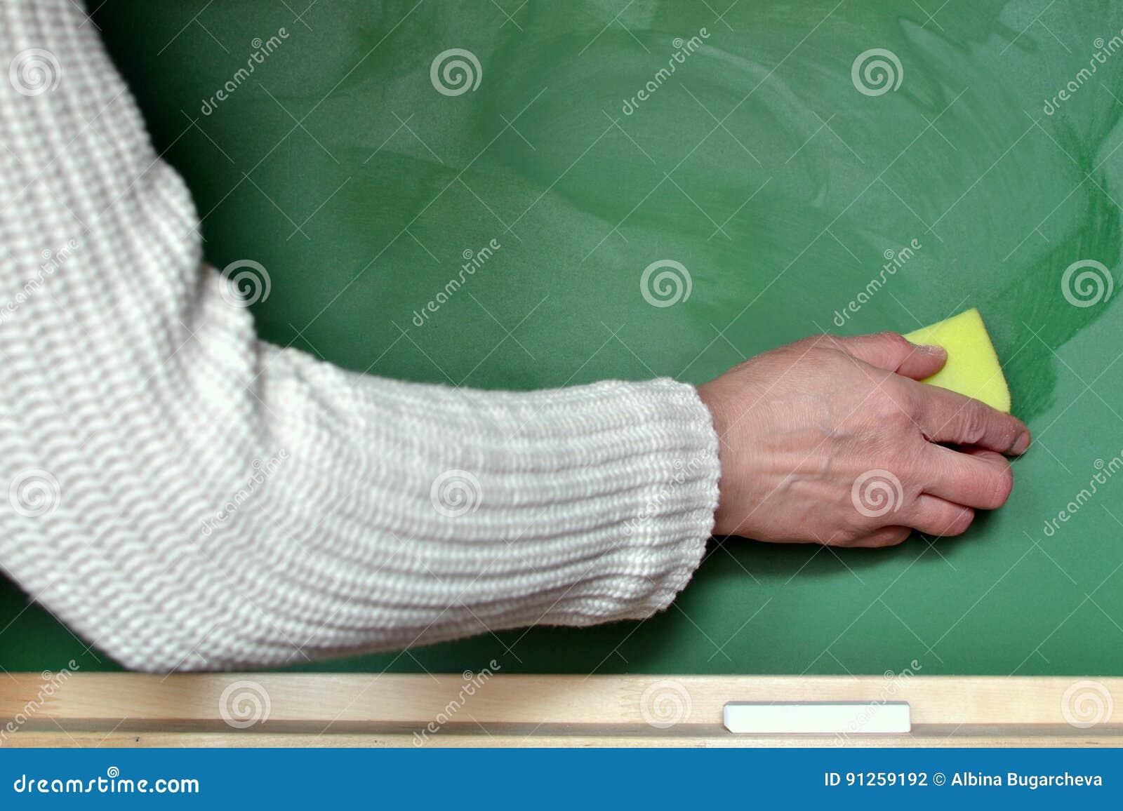 Lesson is over stock photo. Image of chalkboard, chalk - 91259192