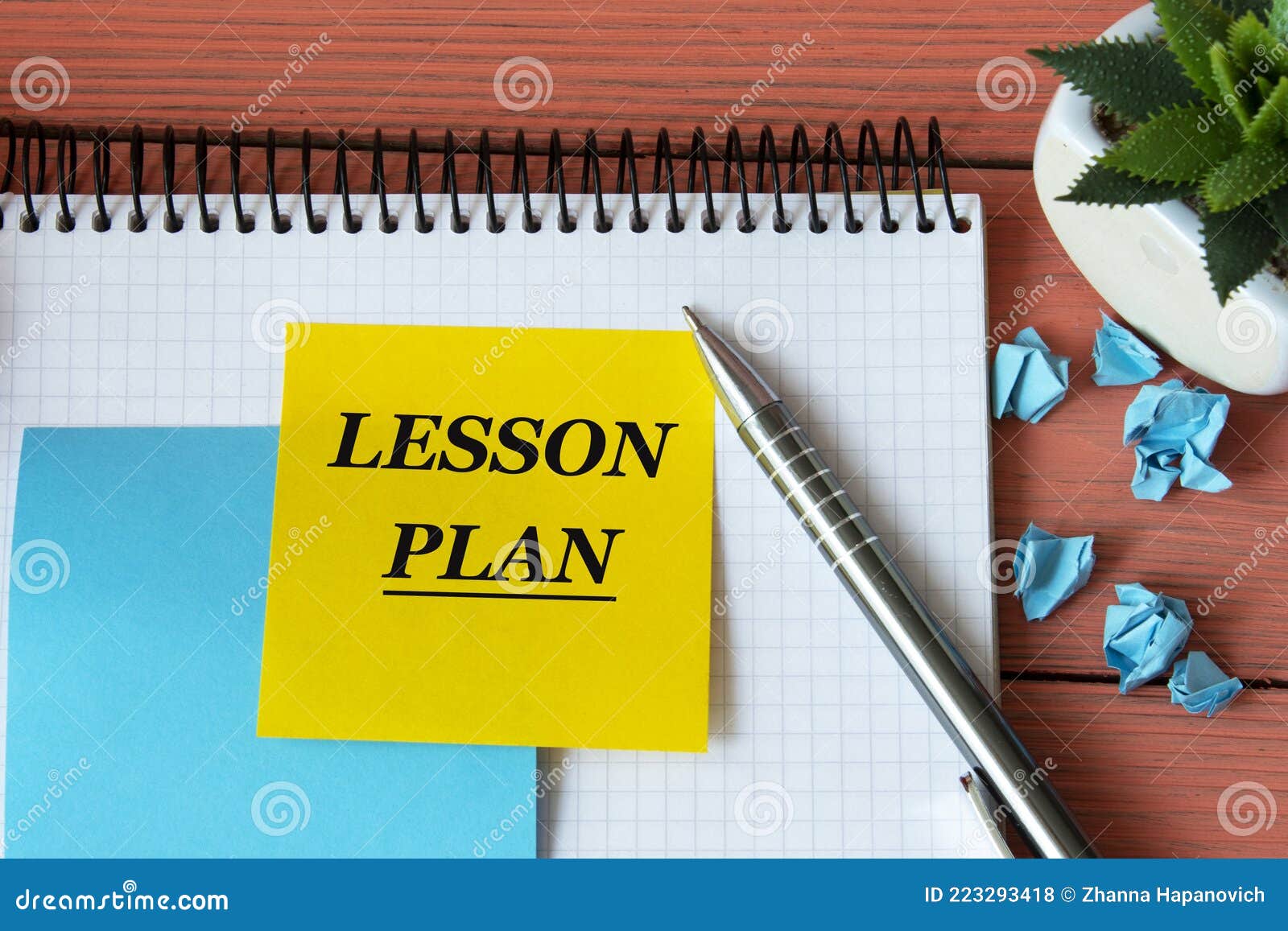 LESSON PLAN - Word on a Note Sheet with a Cactus in the Background ...