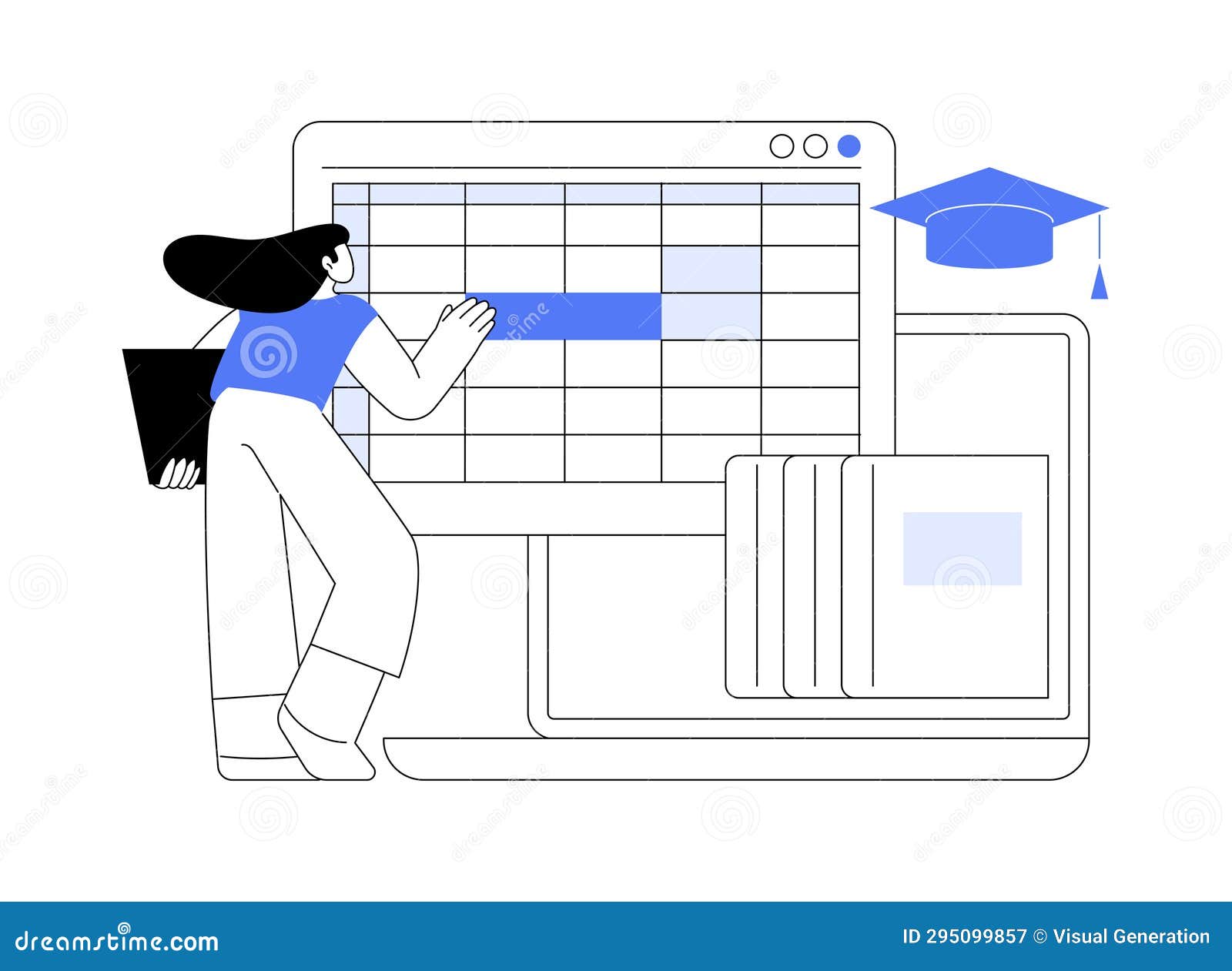 Lesson Plans Abstract Concept Vector Illustration. Stock Vector ...