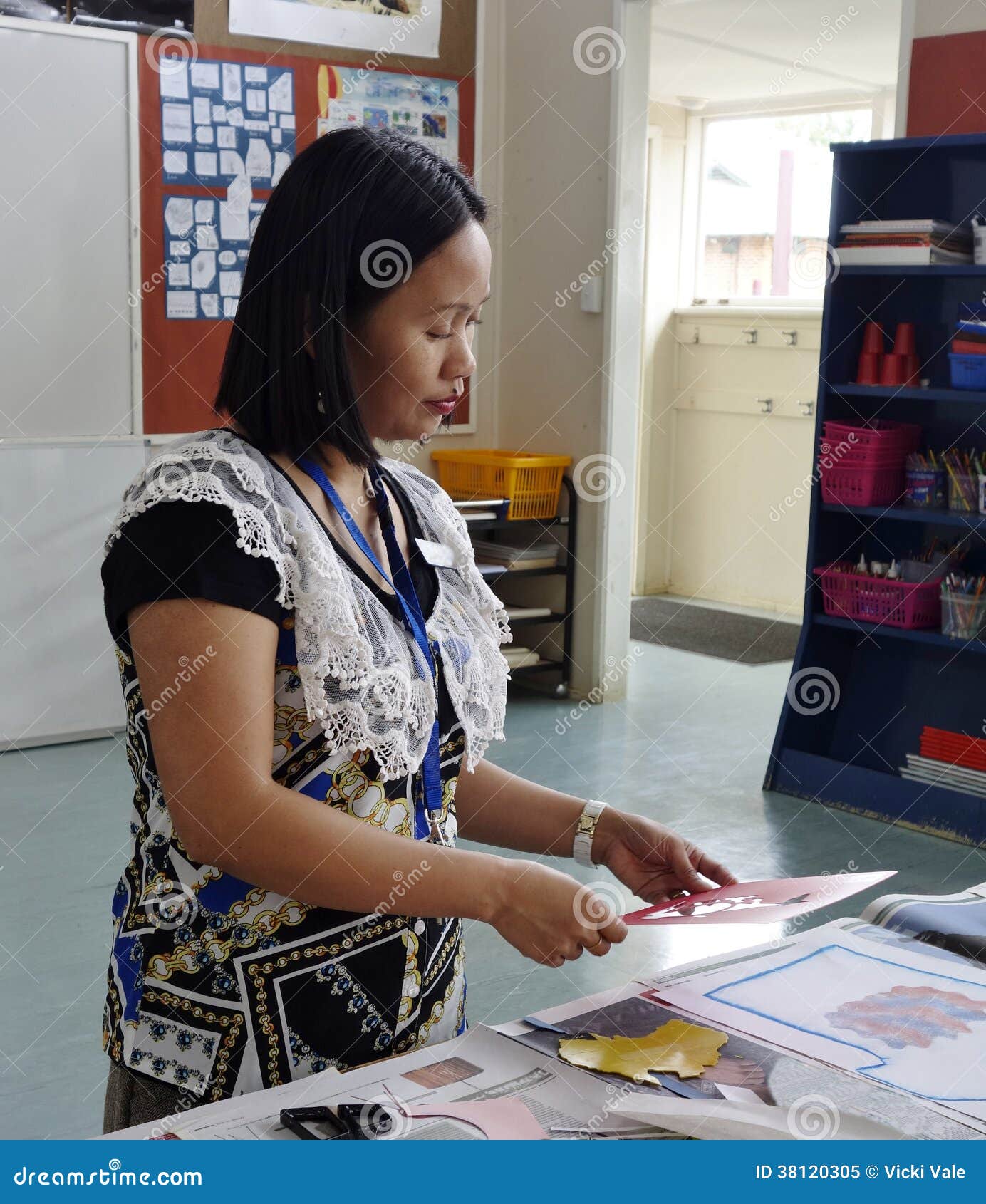 Lesson Preparation. stock image. Image of focused, female - 38120305