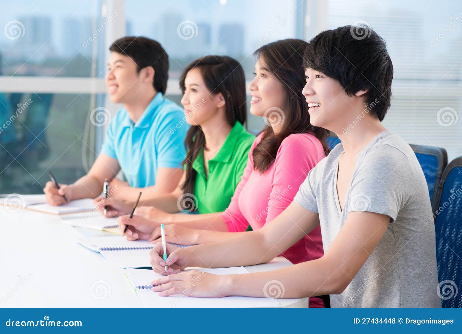 Lesson at school stock photo. Image of casual, lecture - 27434448