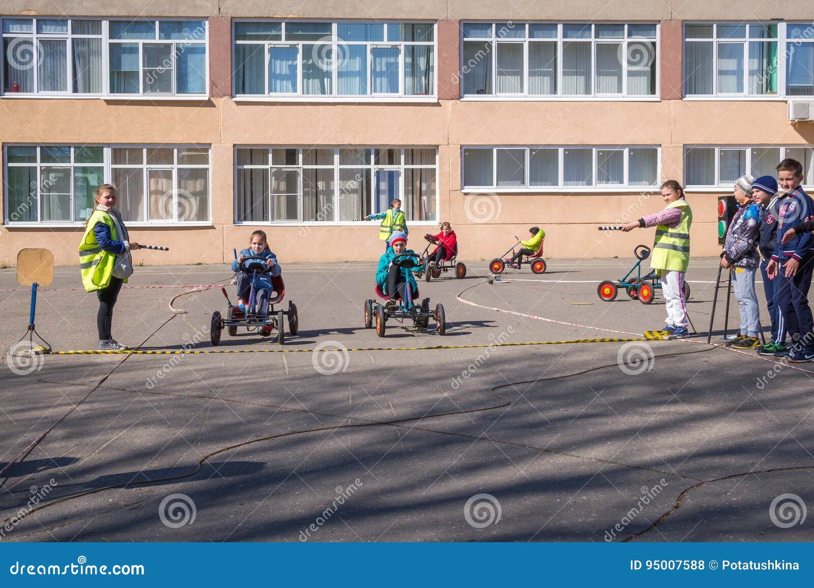 Lesson on Studying the Rules of the Road School Editorial Stock Photo ...