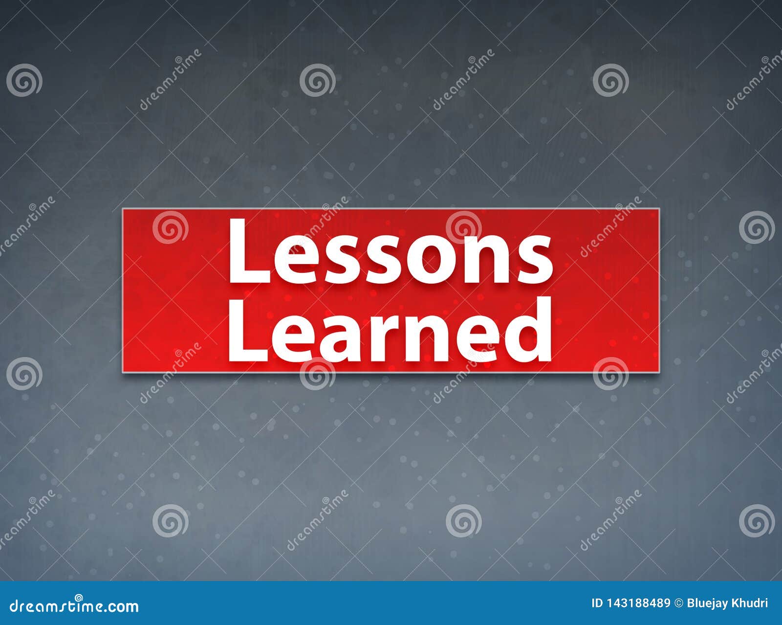 Lessons Learned Red Banner Abstract Background Stock Illustration ...