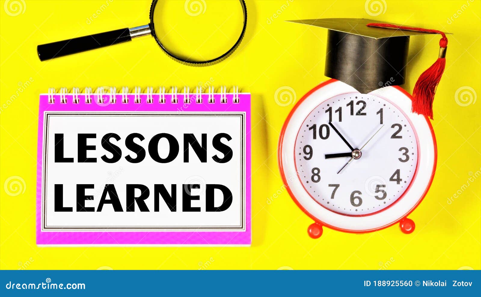 Lessons Learned-writing Text on the Student`s Notepad. Stock Photo ... Lessons Learned-writing Text on the Student`s Notepad. Stock Photo ...