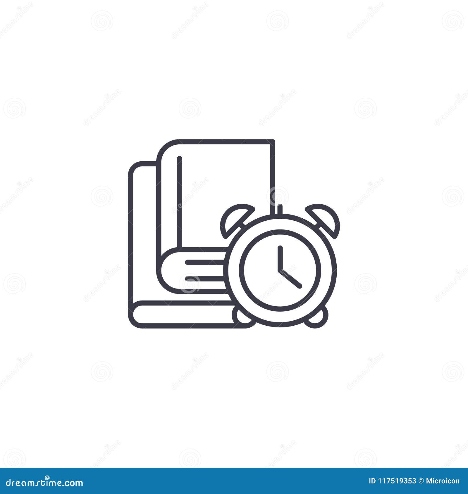 Lessons Linear Icon Concept. Lessons Line Vector Sign, Symbol ...