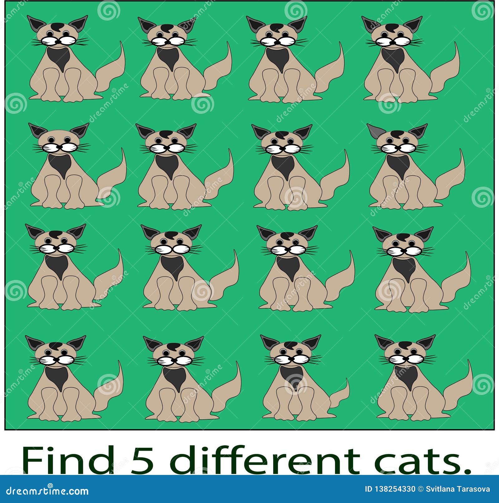 Lessons for Logic Ideas of Small Kids. Stock Vector - Illustration of ...