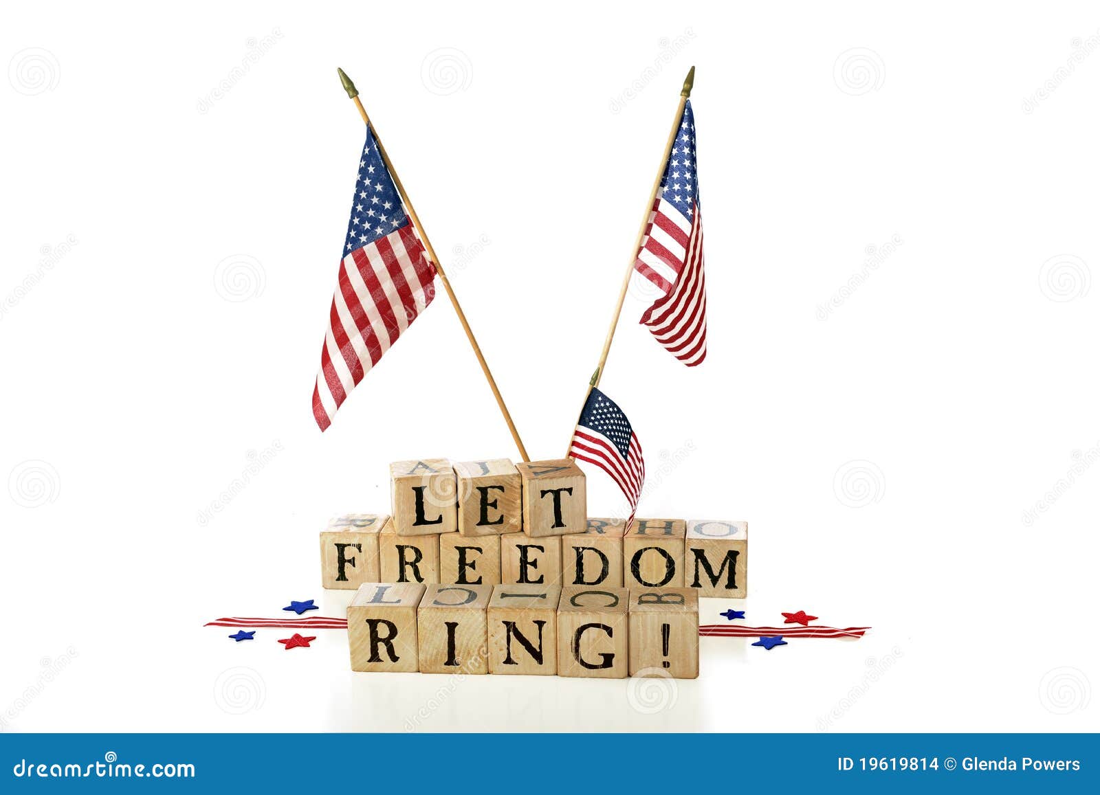 Let Freedom Ring! stock photo. Image of july, brown, stripes - 19619814