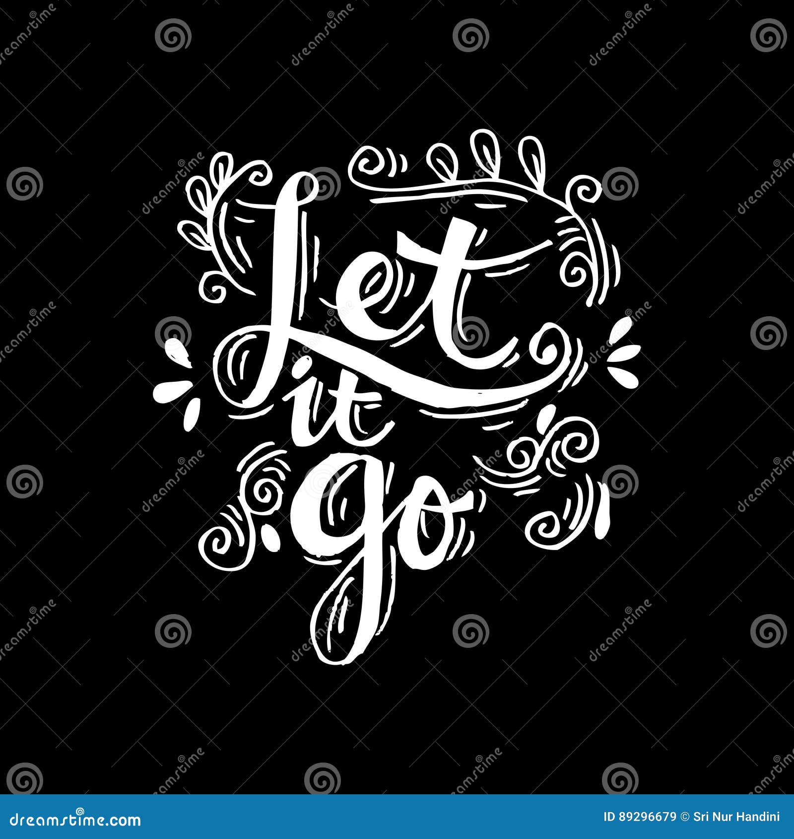 Let it go. stock illustration. Illustration of isolated - 89296679