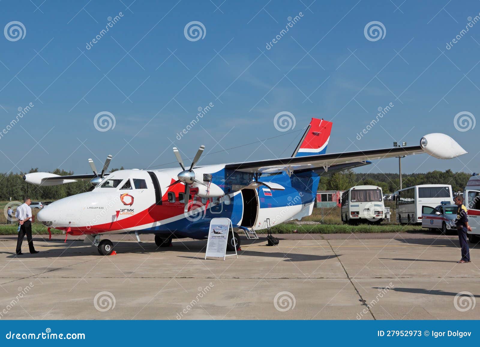 Let L-410 Turbolet editorial stock photo. Image of show - 27952973