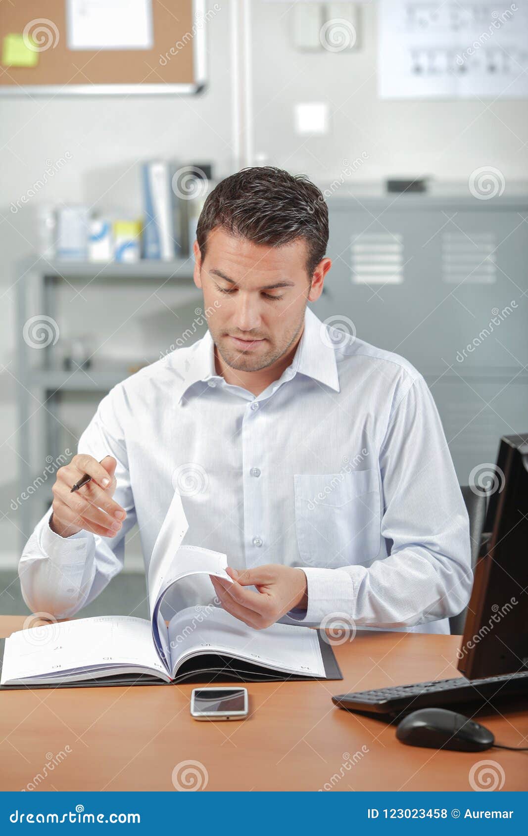 Let me check my schedule stock photo. Image of success - 123023458