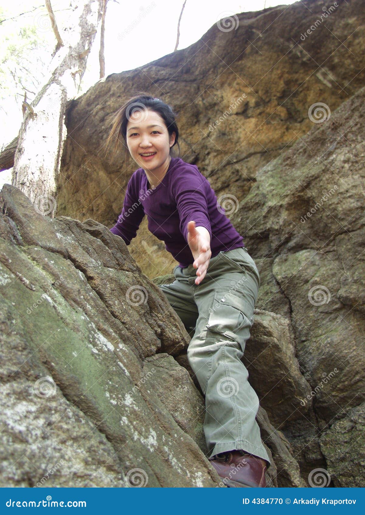 Let me help you stock photo. Image of trekking, outdoor - 4384770