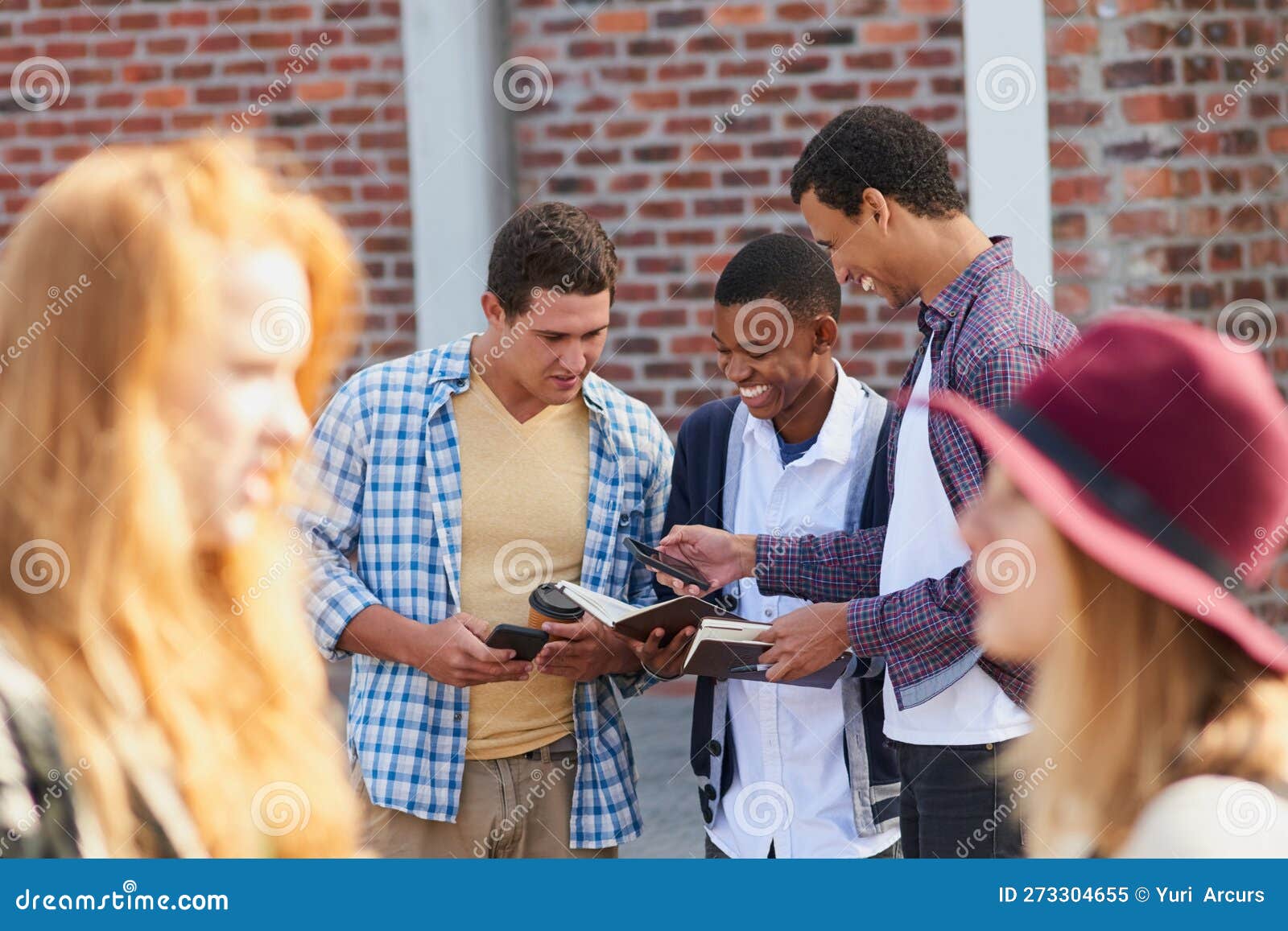 Let Me Take a Photo of Your Notes. a Group of University Students ...