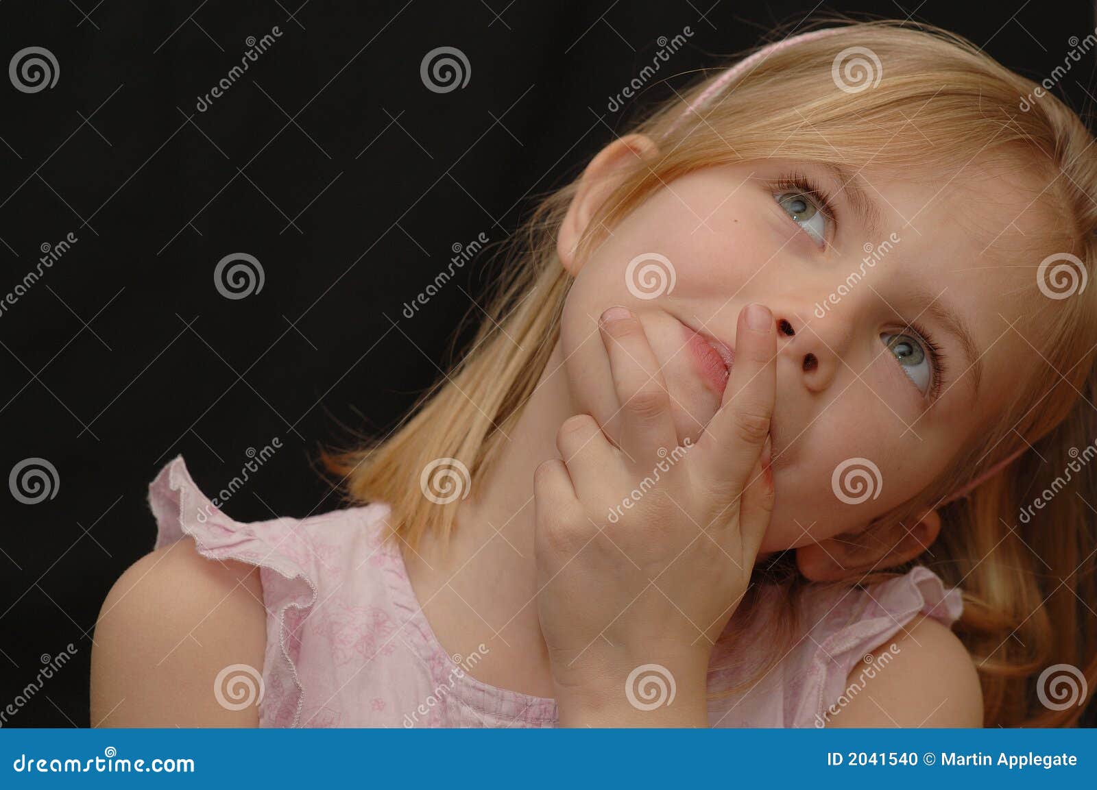 Let Me Think stock photo. Image of darling, cute, confident - 2041540