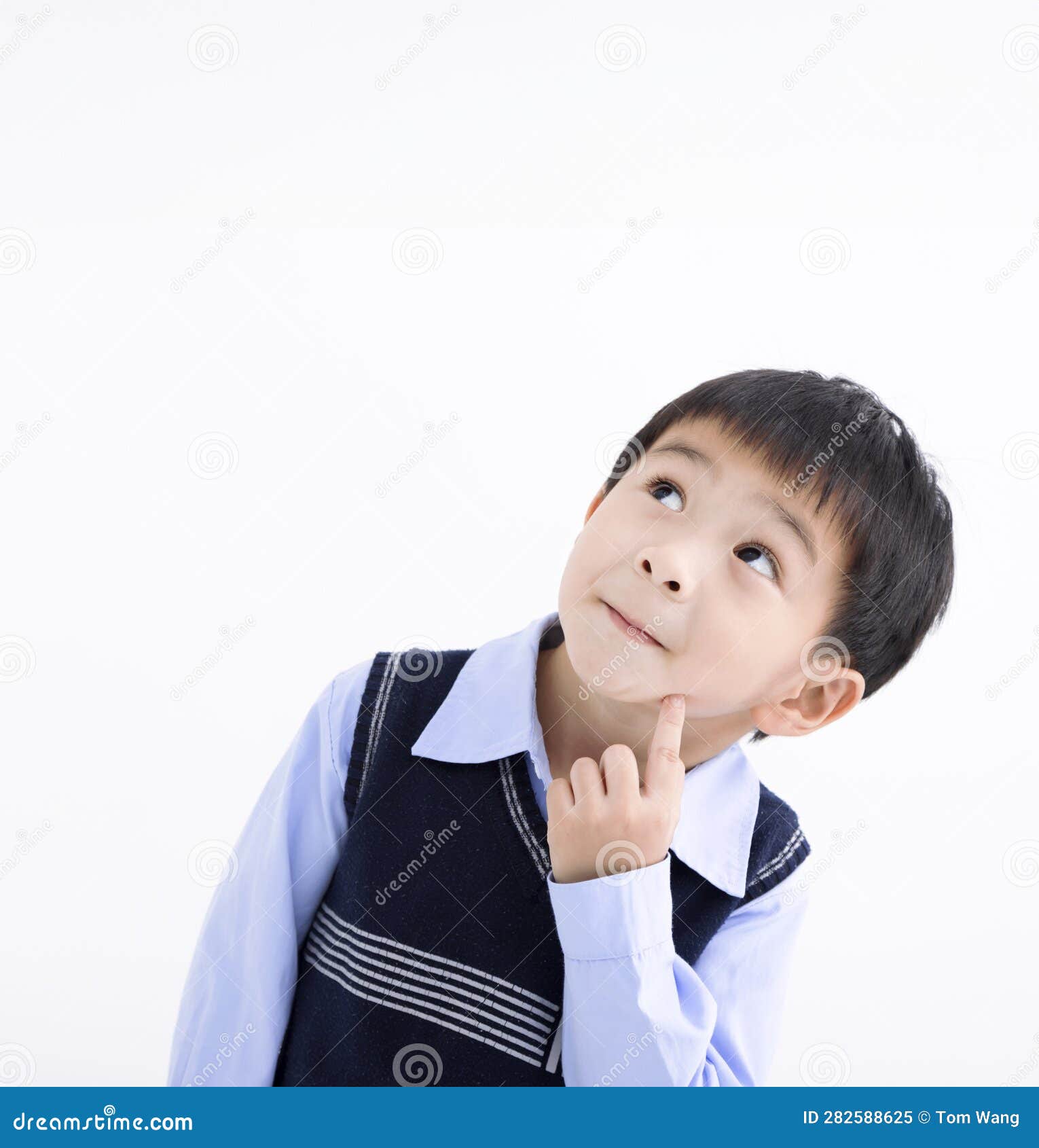 Let Me Think., Child Thinking Doubting, Making Choice Stock Image ...