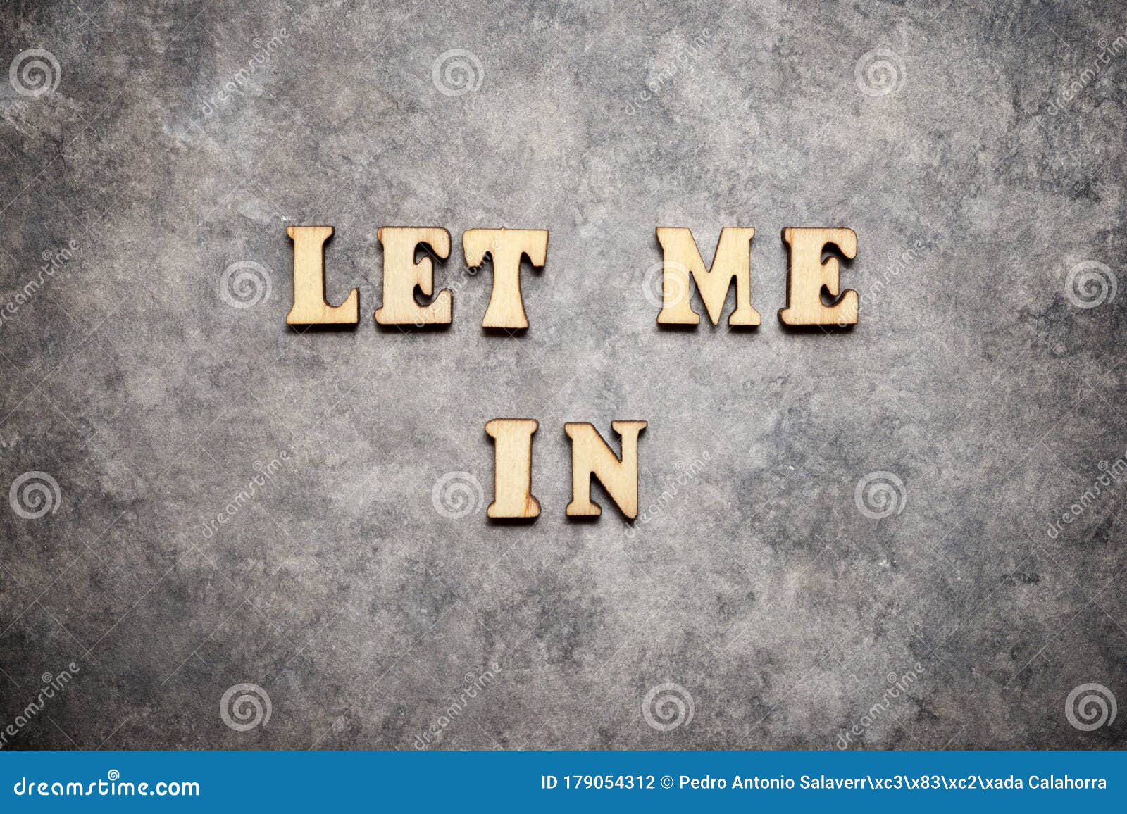 Let me in you text stock photo. Image of paper, help - 179054312